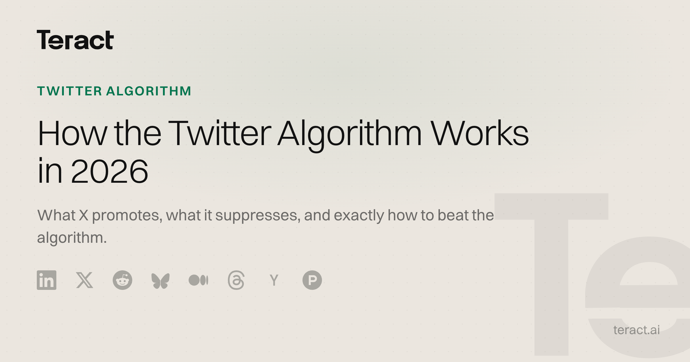 X (Twitter) Algorithm 2026: How It Works, Latest Changes & What Makes ...